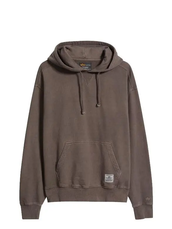 Alpha Industries Essential Cotton Hoodie - Hickory