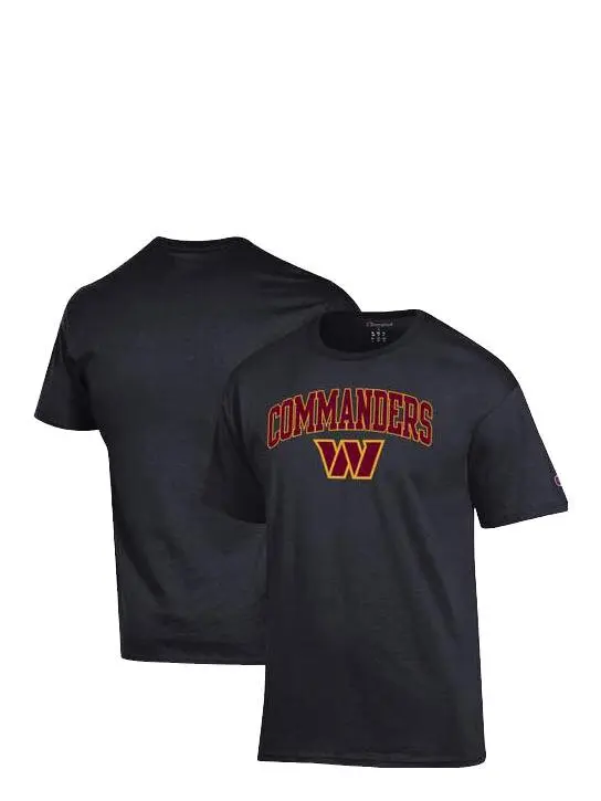 Champion Washington Commanders Arch Over Logo T-shirt - Black