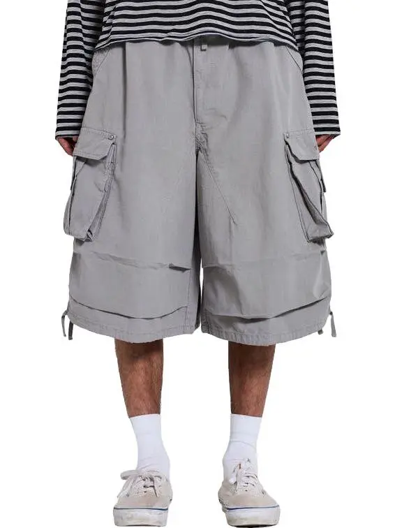 JADED LONDON Ripstop Cargo Shorts - Grey