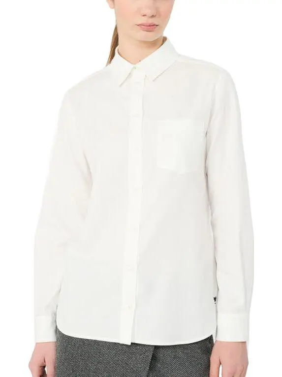 Max Mara Cotton Button Shirt - White