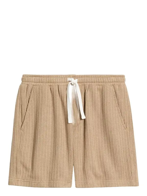 RIZORT Hunter Knit Drawstring Shorts - Sand