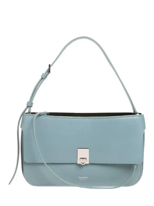 FERRAGAMO Extrasmall Cara Shoulder Bag - Seaglass