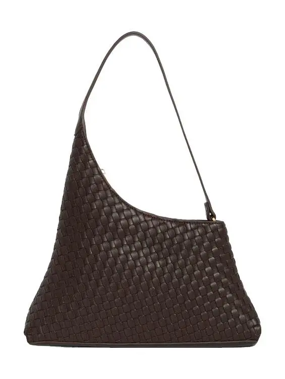 Jw Pei Lyra Asymmetric Shoulder Bag - Dark Brown