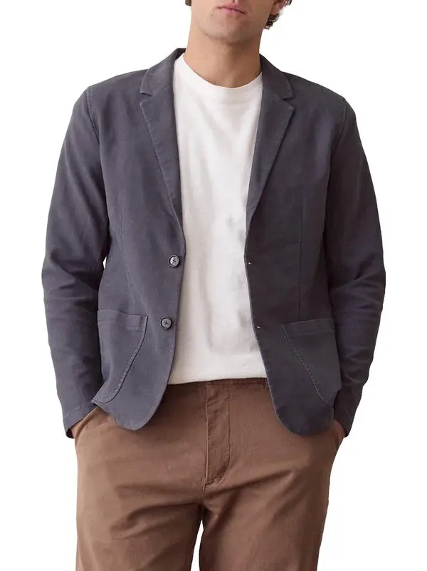 Marine Layer Flex Terry Blazer - Deep Navy