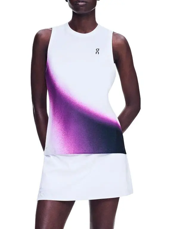 On Court Performance Swing Tank - White/cassis
