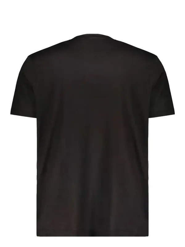 Paul & Shark Logo-embroidered Crew-neck T-shirt - Black