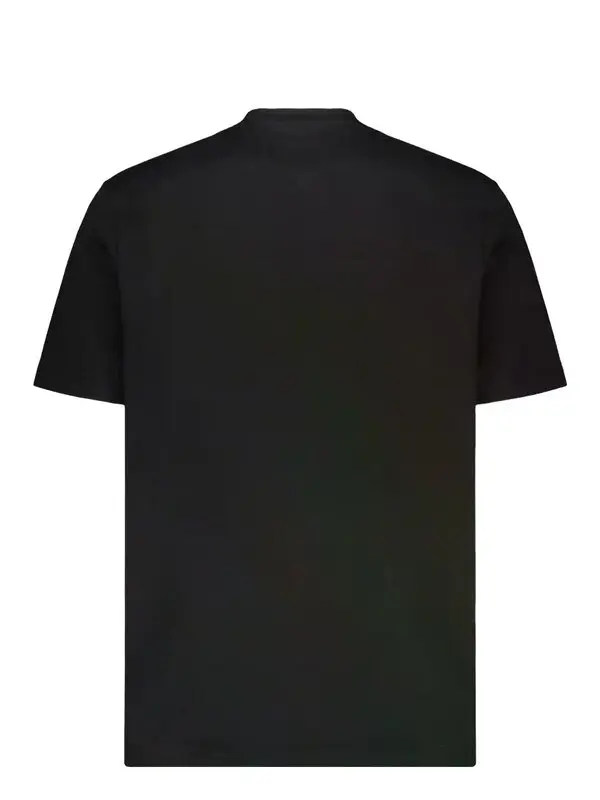 Paul & Shark Logo-embroidered Round-neck T-shirt - Black