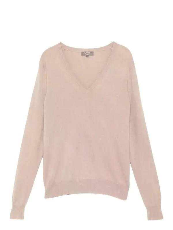 N.peal Phoebe V-neck Top - Neutrals