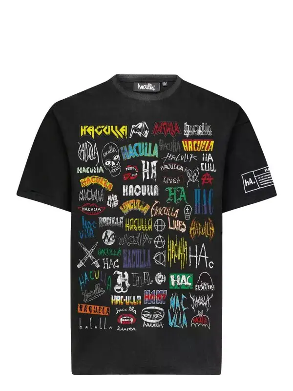 HACULLA. Logo-print T-shirt - Black