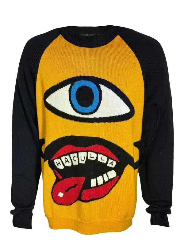 HACULLA. Crew Neck Sweater - Yellow