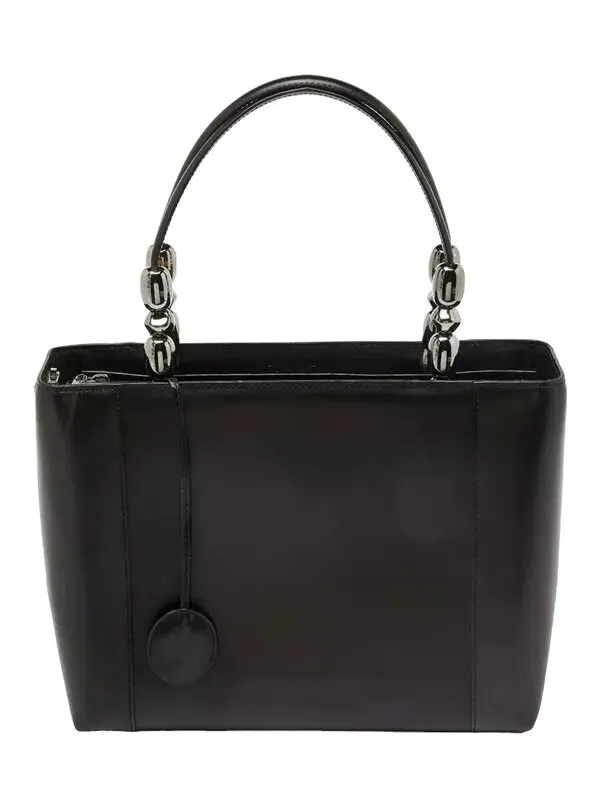 Dior Malice Leather Tote Bag - Black