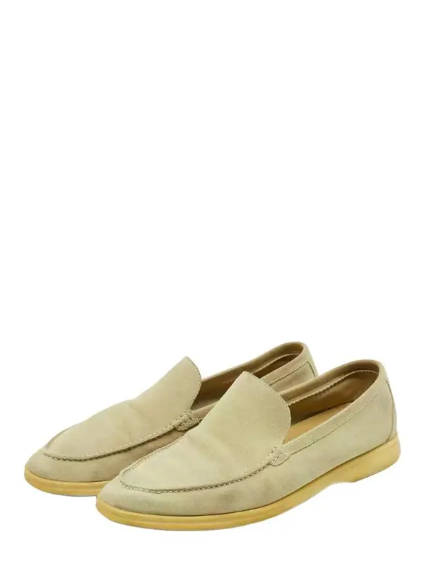 Loro Piana Suede Loafers - Green