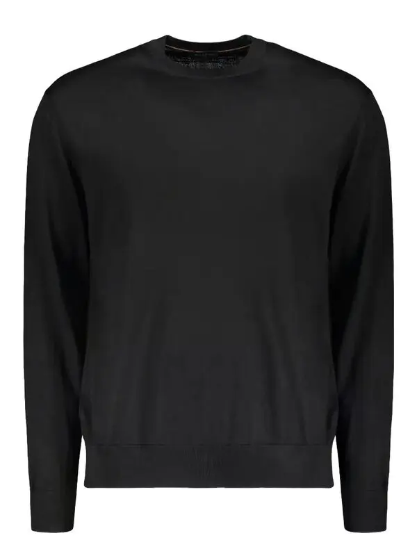 Paul & Shark Fine-knit Long-sleeve Sweater - Black