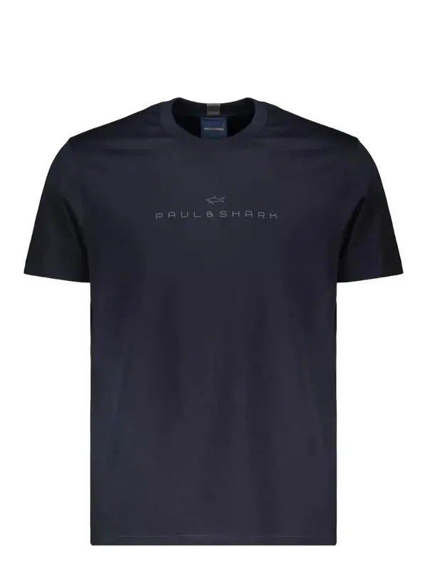 Paul & Shark Logo-print Short-sleeve T-shirt - Black