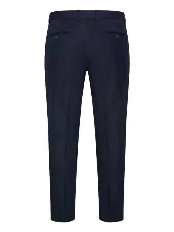 MOORER Antonm1 Straight-leg Chino Trousers - Blue