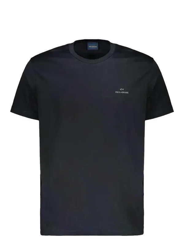 Paul & Shark Logo-print Crew-neck T-shirt - Blue