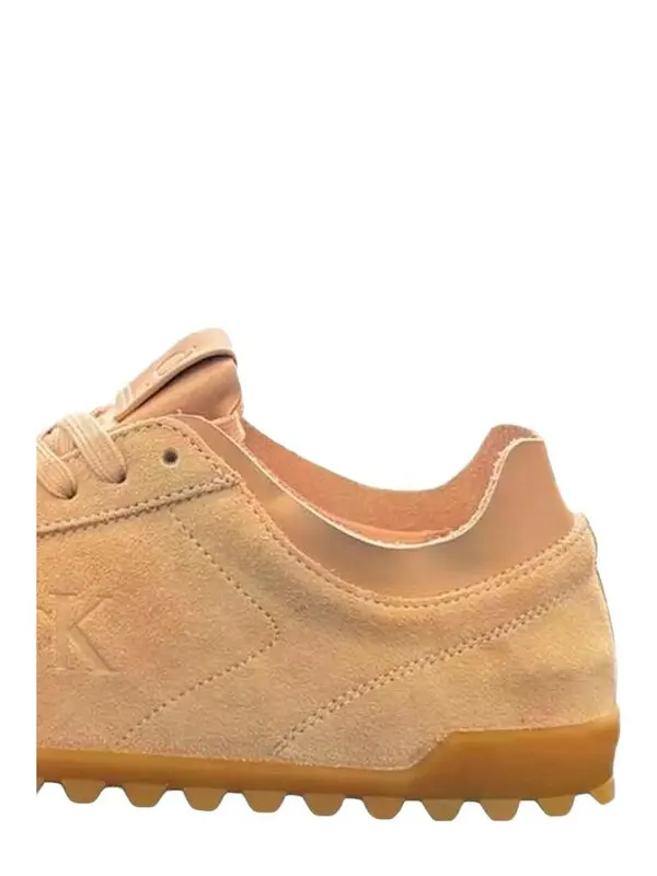 Calvin Klein Embossed Suede Sneakers - Neutrals