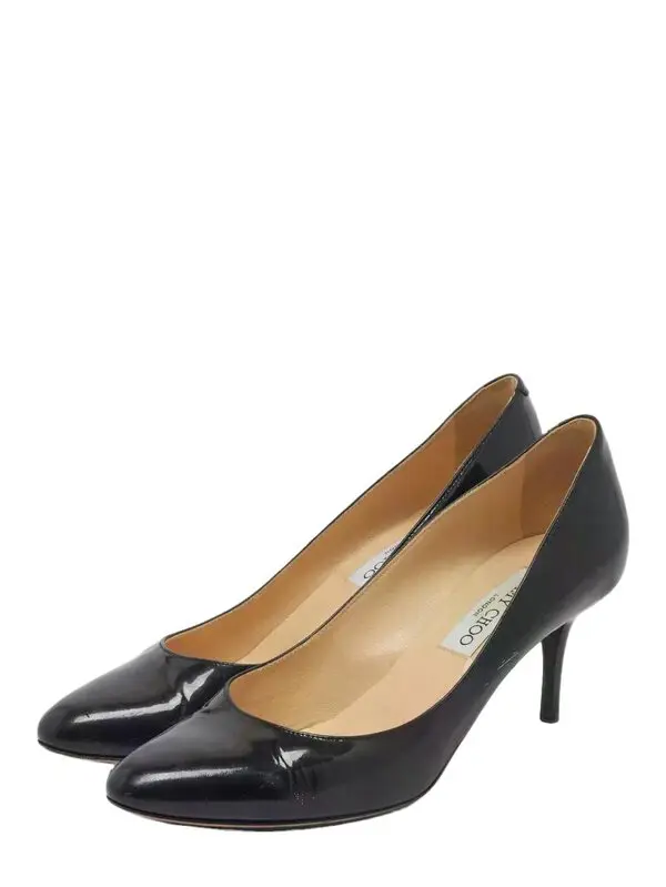 JIMMY CHOO Gilbert Patent Leather Pumps - Black