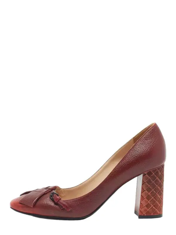 Bottega Veneta Cherbourg Pumps - Red