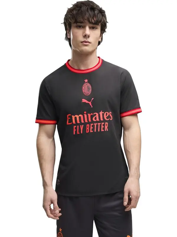 PUMA Ac Milan Authentic Third Jersey - Gray
