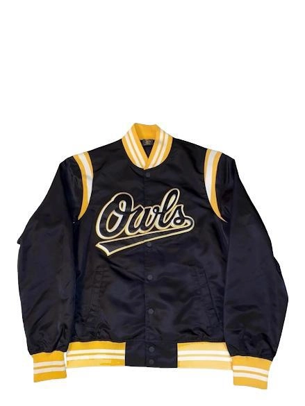 OVO Owls Script Varsity Jacket - Black