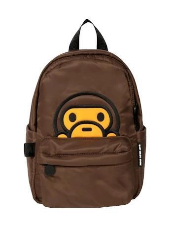 A BATHING APE Baby Milo Backpack - Brown