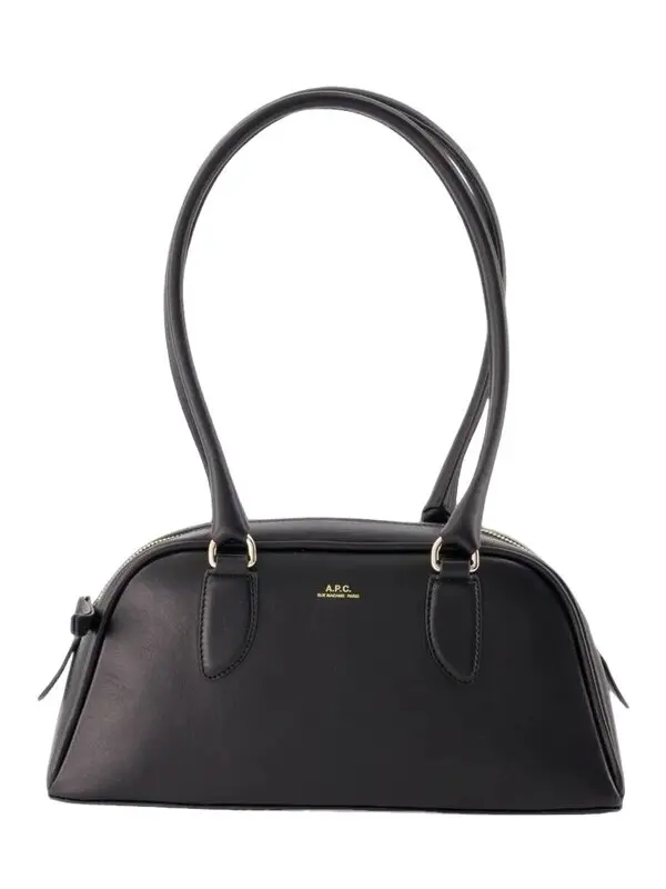 A.p.c. Leather Shoulder Bag - Black