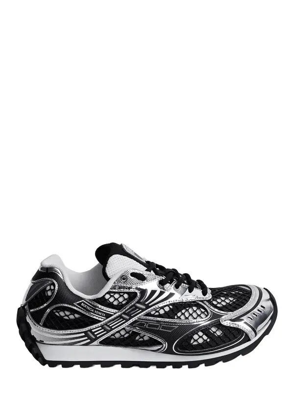 Bottega Veneta Orbit Sneaker - Black/silver
