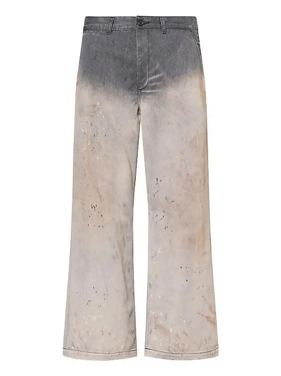 Our Legacy Rig Chino Cotton-blend Trousers - Black