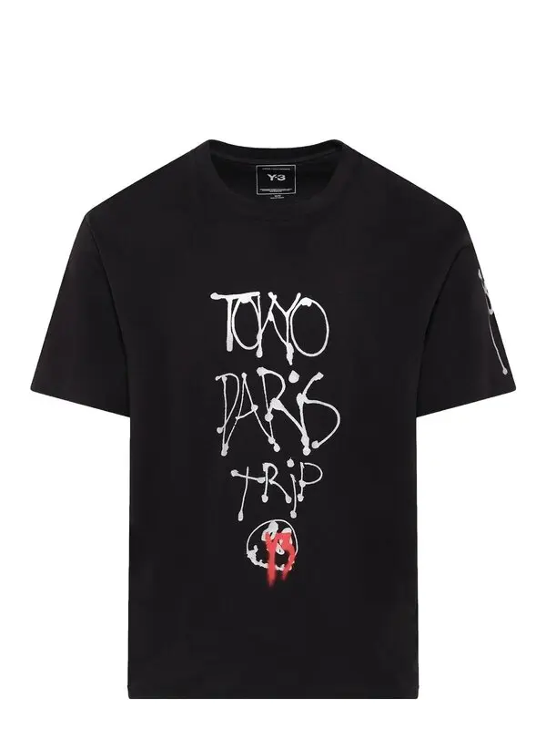 Y3 T-shirt Tokyo Paris Trip - Black