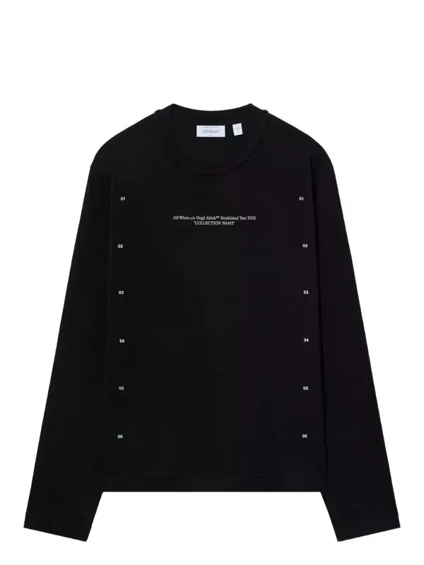 Off-White Chakra Arrow Long-sleeve T-shirt - Black