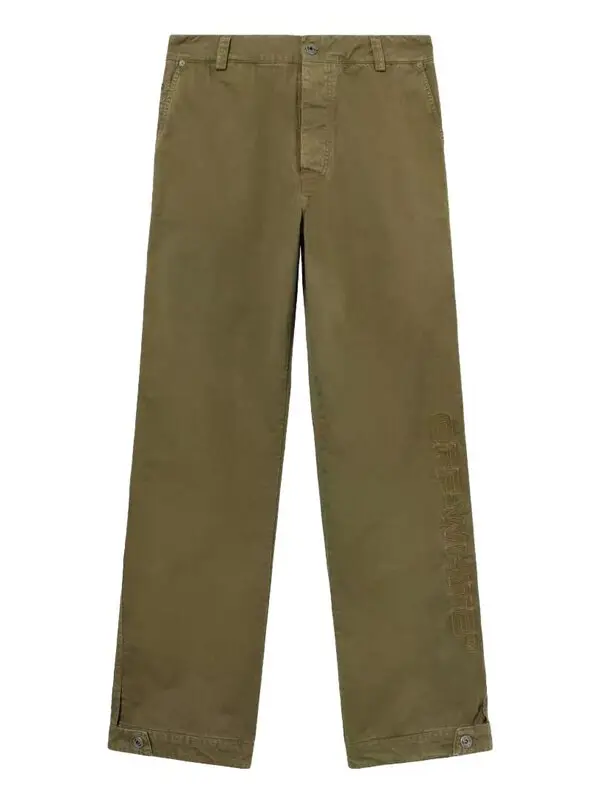 Off-White Logo Carpenter Trousers - Green