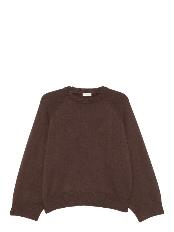 Brunello Cucinelli Cashmere Crewneck Sweater - Brown