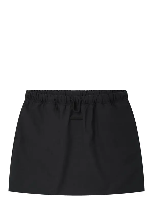 Fear Of God Silk Blend Micro Skirt - Black