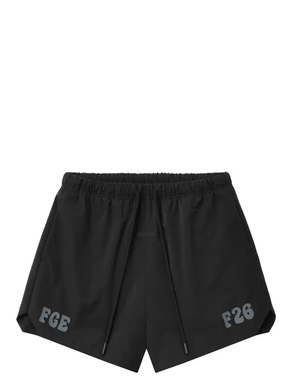 Fear Of God Relaxed Fit Gym Shorts - Black