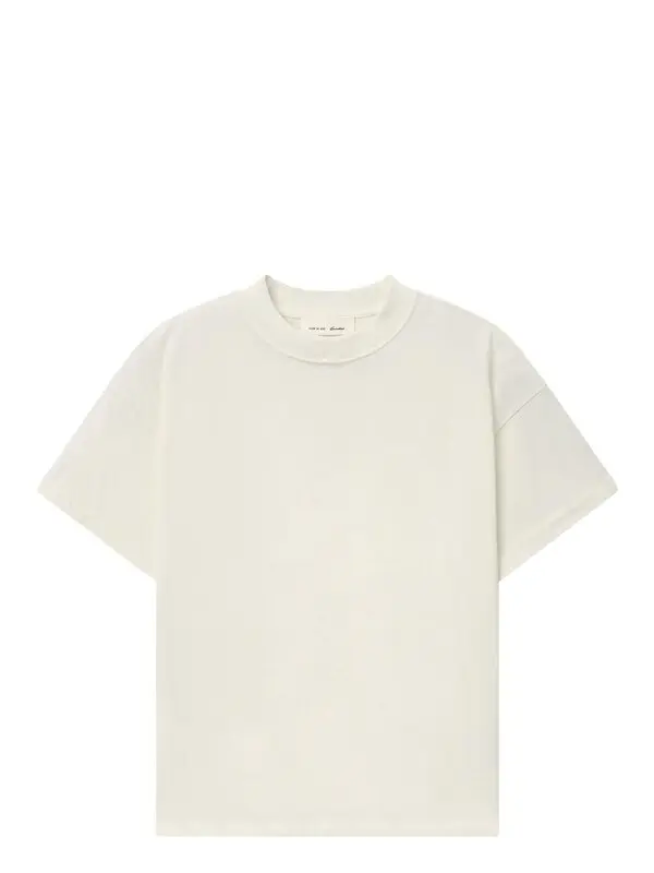 Fear Of God Tri-blend Essential Slim Fit Tee - Cream