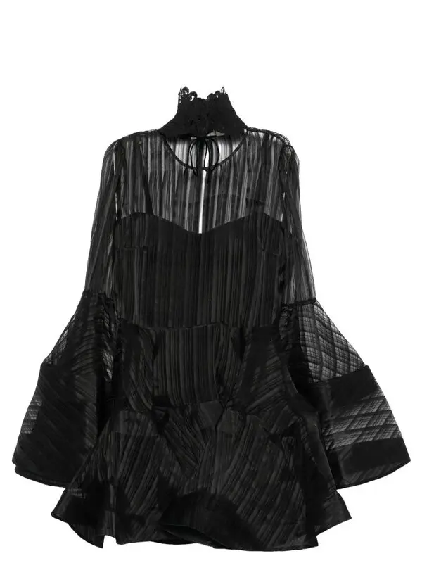 Zimmermann Valiant Silk Mini Dress - Black