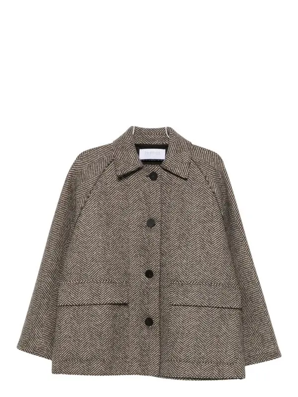 Harris Wharf London Wool And Cashmere Jacket - Beige