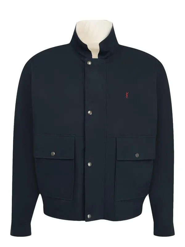Saint Laurent Reversible Blouson - Blue