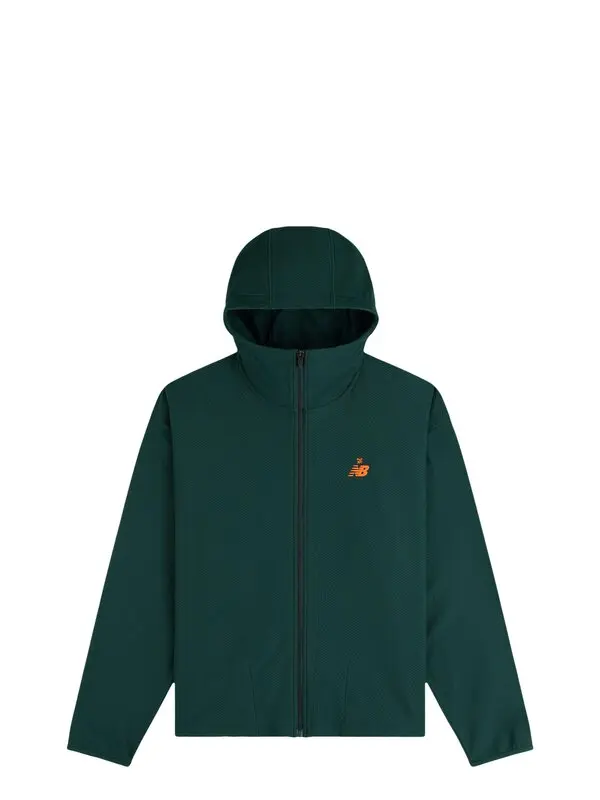 Aimé Leon Dore X New Balance Full-zip Warmup Hoodie - Green
