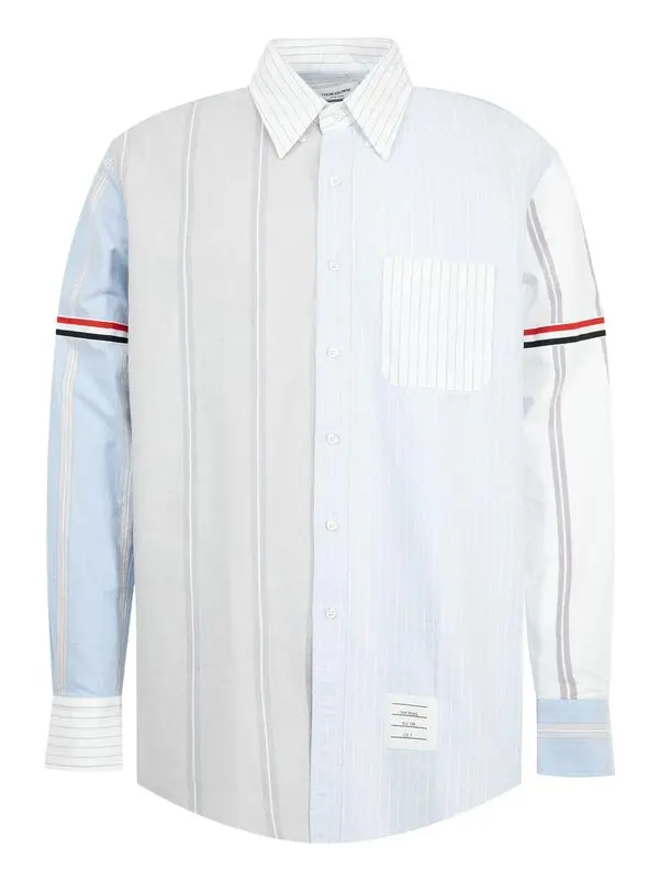 Thom Browne Straight Fit Shirt - Blue
