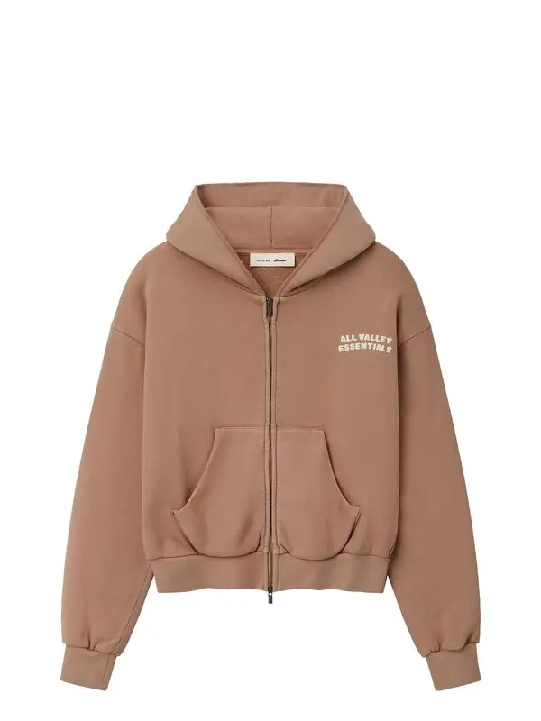 Fear Of God 90's Full Zip Hoodie - Brown
