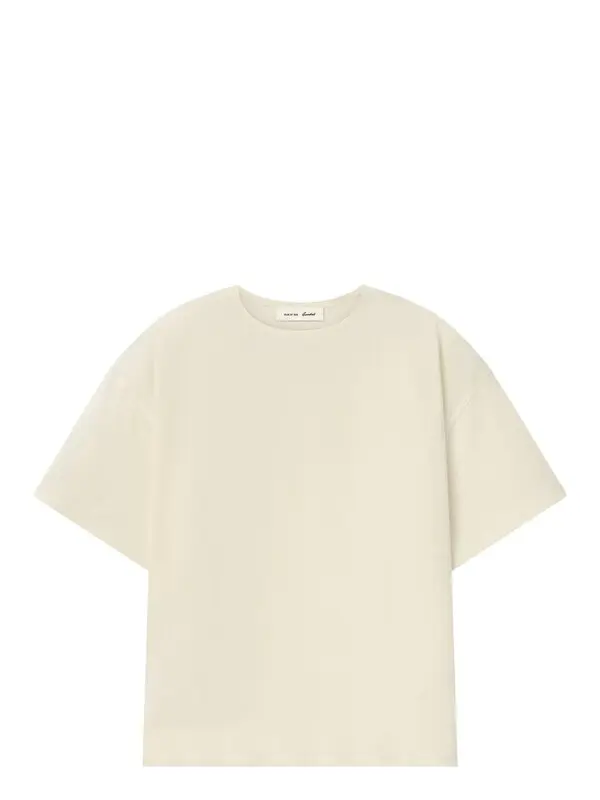 Fear Of God Ponte Modern Tee Relaxed Fit 'ivory - Cream