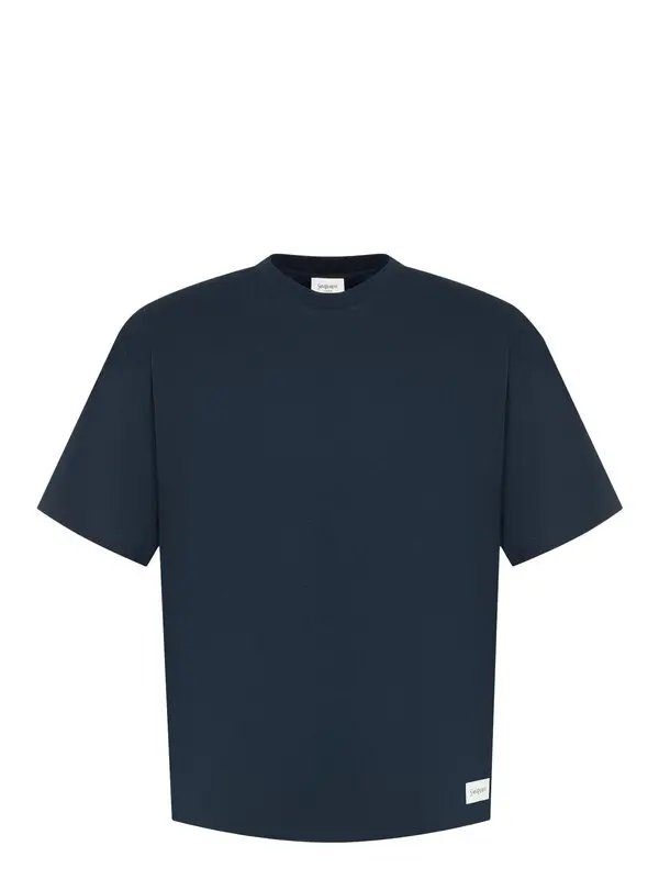 Saint Laurent Jersey T-shirt - Blue