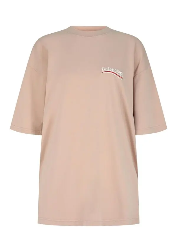 Balenciaga Political Campaign" T-shirt - Pink