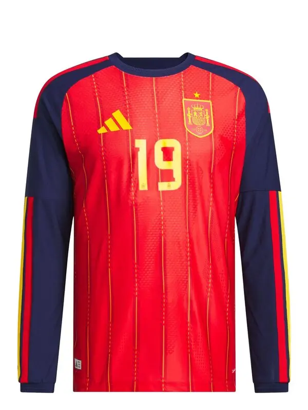 Adidas Spain Authentic Long Sleeve Jersey - Red