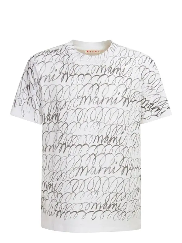 Marni Lily" Printed T-shirt - White