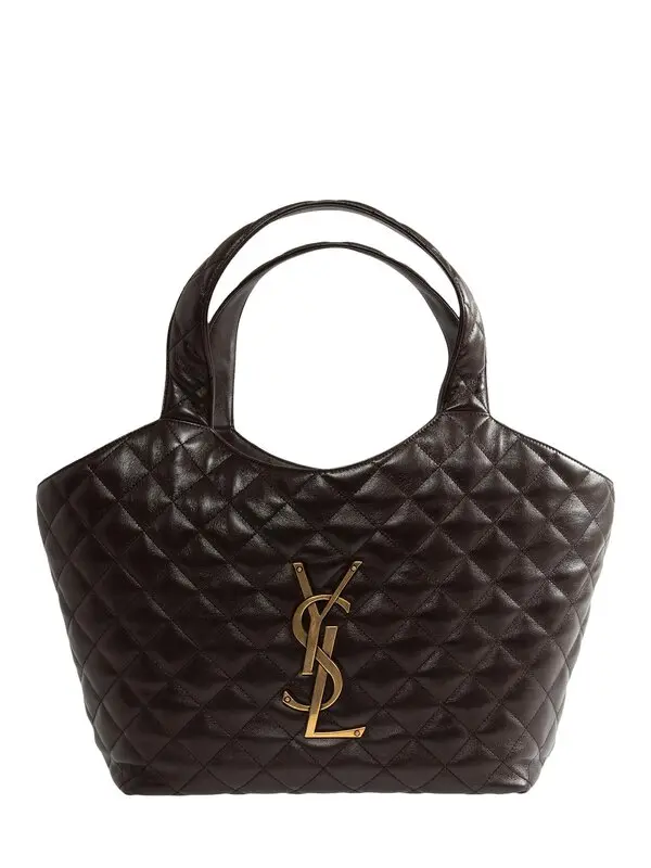 Saint Laurent Icare Shopping Bag 'chocolate Noir - Brown