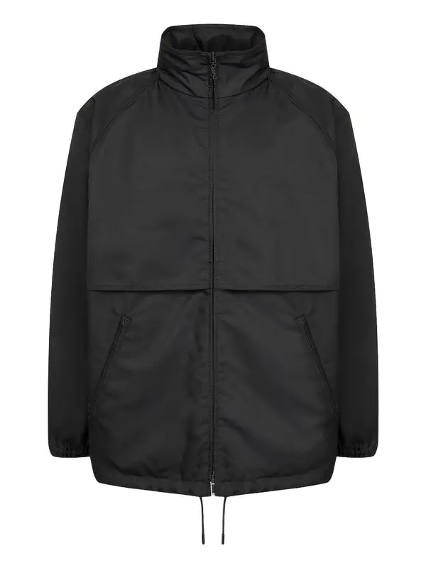 Saint Laurent Leather Trimmed Jacket - Blue
