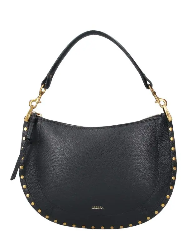 Isabel Marant Étoile Studded Leather Shoulder Bag - Black
